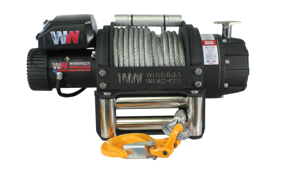 EN 8000 Elektrisk Vinsch 24V - Stålvajer - Warrior Winches