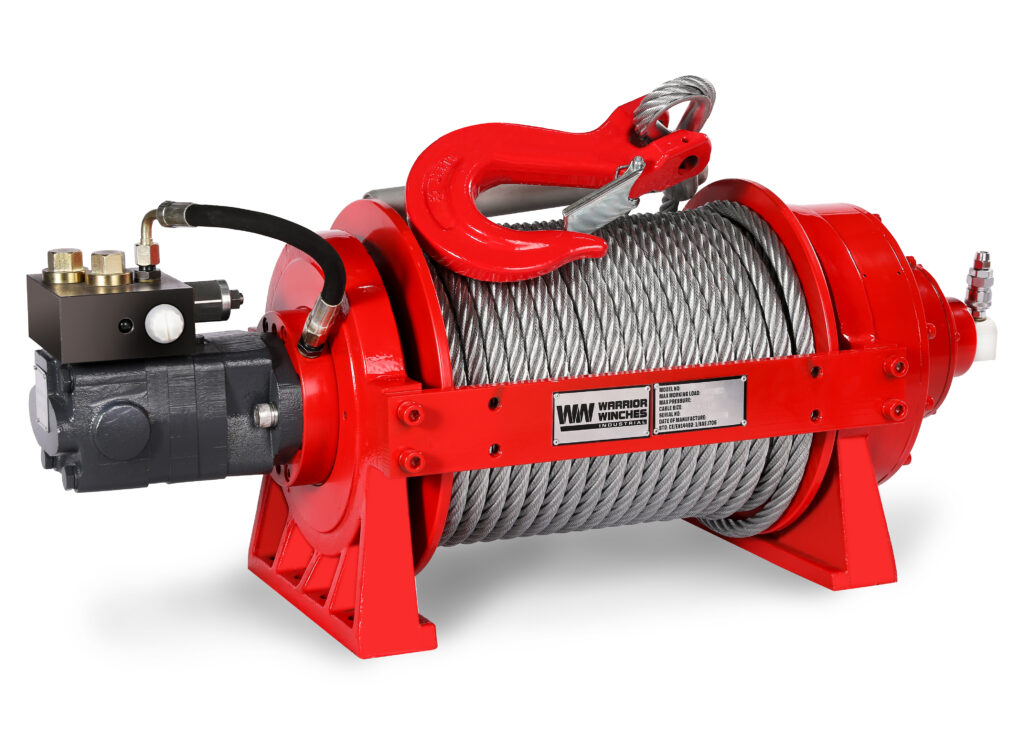 JR 10 Industriell Hydraulisk Vinsch - Warrior Winches